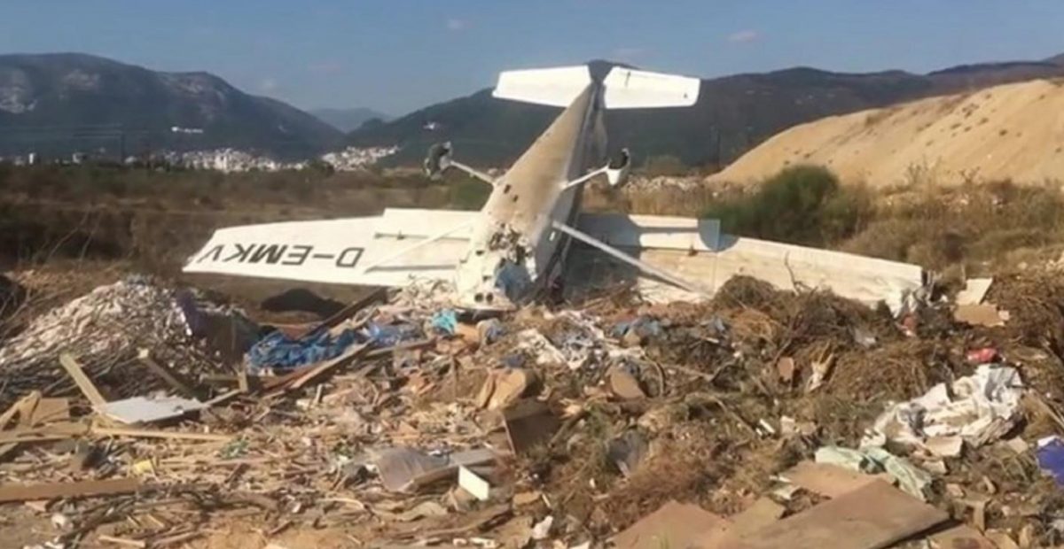 Πτώση αεροσκάφους στην Ξάνθη: Δύο τραυματίες (pics) | Pagenews.gr