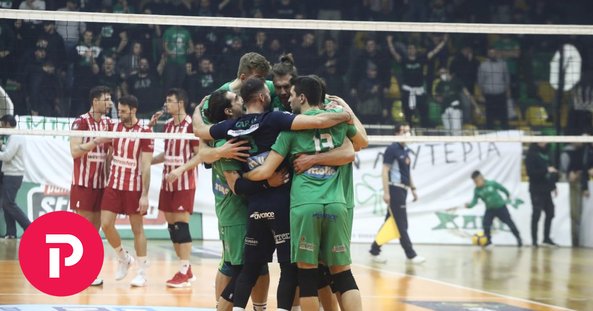 Παναθηναϊκός-Ολυμπιακός 3-1 σετ: Κορυφώνεται η μάχη για τον τίτλο της ...