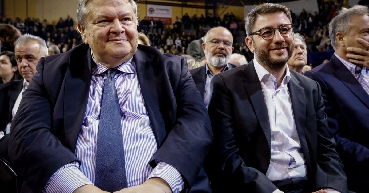 Βενιζέλος: Ομιλία στο συνέδριο του ΚΙΝΑΛ-ΠΑΣΟΚ - Τα "είπε" με τον ...