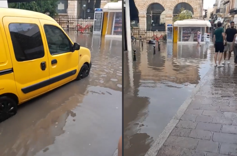 Κακοκαιρία: Ισχυρή καταιγίδα έπληξε το Ρέθυμνο - Πλημμύρισαν δρόμοι ...