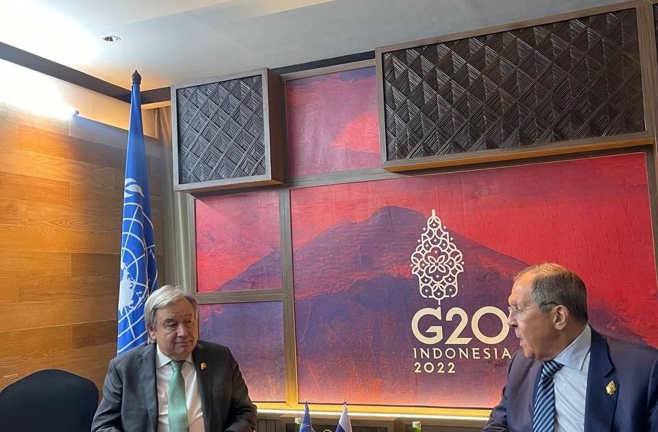 G20: Συνάντηση Λαβρόφ με τον γ.γ. του ΟΗΕ Αντόνιο Γκουτέρες | Ειδησεις ...