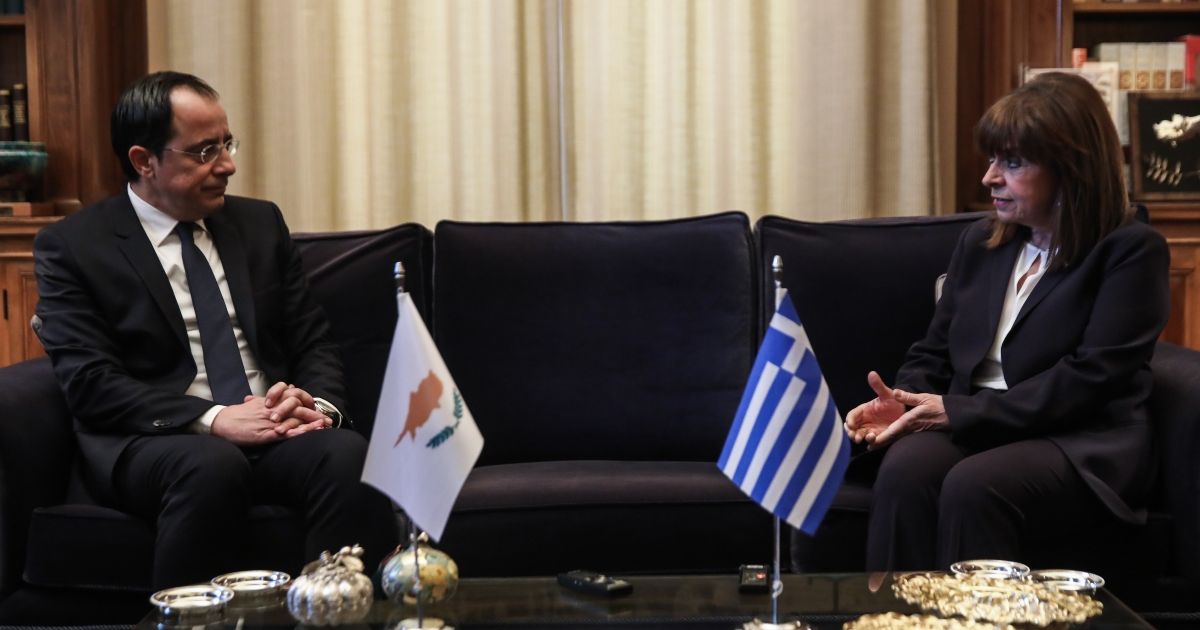 Σακελλαροπούλου σε Χριστοδουλίδη: Διαρκές μέλημα το Κυπριακό | Ειδησεις ...