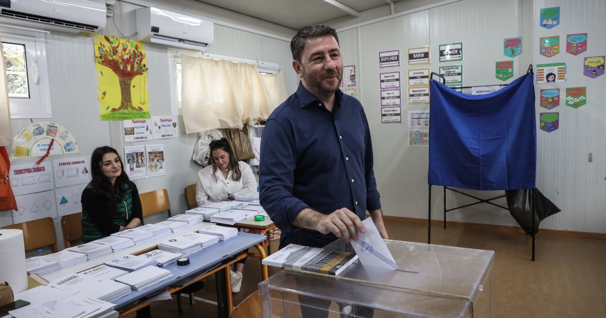 Εκλογές 2023: Ψήφισε ο Νίκος Ανδρουλάκης: «Καλώ τους πολίτες να ...