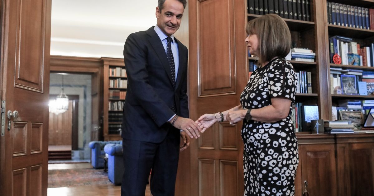 Συνάντηση του Κ. Μητσοτάκη με την Πρόεδρο της Δημοκρατίας | Ειδησεις ...