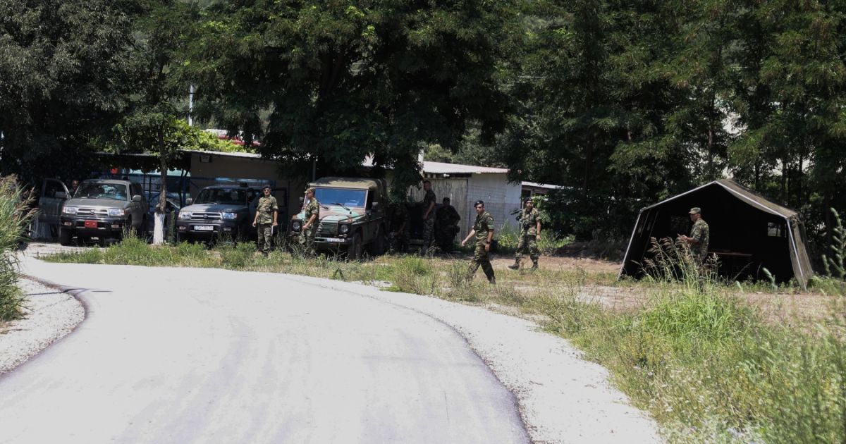 Ωρωπός: Στρατιωτικό όχημα που συμμετείχε στην άσκηση «Παρμενίων ...