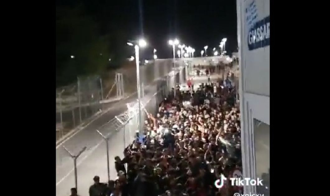 Ένταση στη δομή της Σάμου: Συγκέντρωση μεταναστών υπέρ της Παλαιστίνης ...