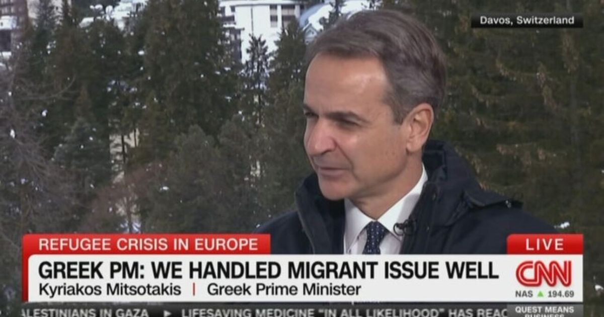 Μητσοτάκης στο CNN για το μεταναστευτικό: Πρέπει να χτίσουμε φράχτες ...