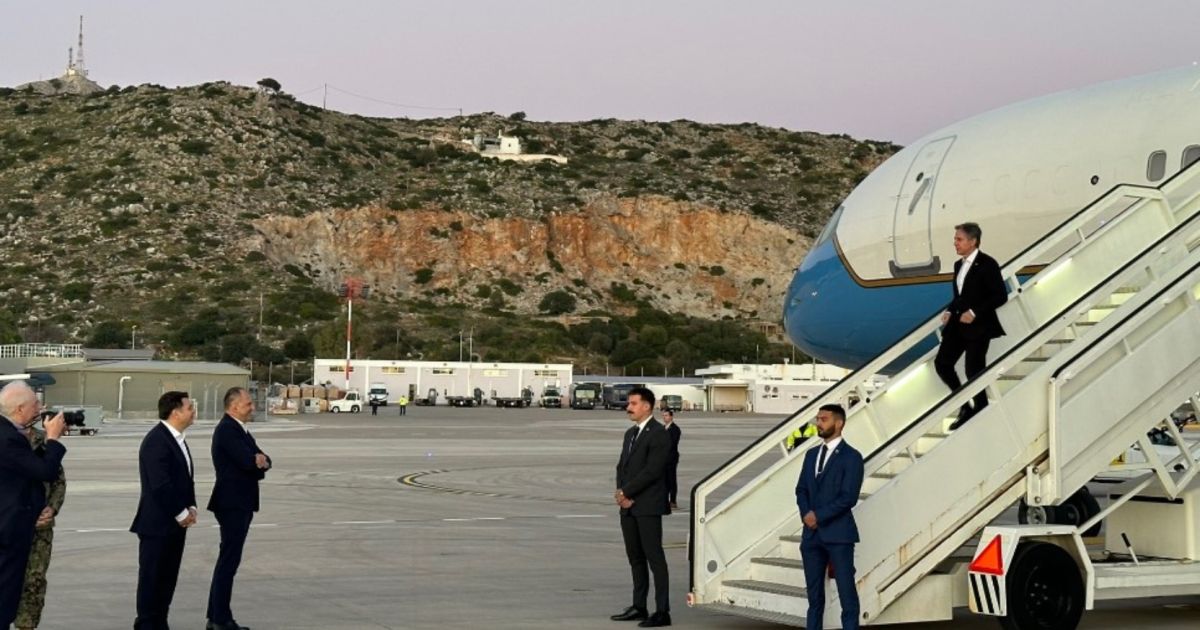 Συνάντηση Μητσοτάκη, Μπλίνκεν στα Χανιά: Έφτασε στην Κρήτη ο Αμερικανός ...