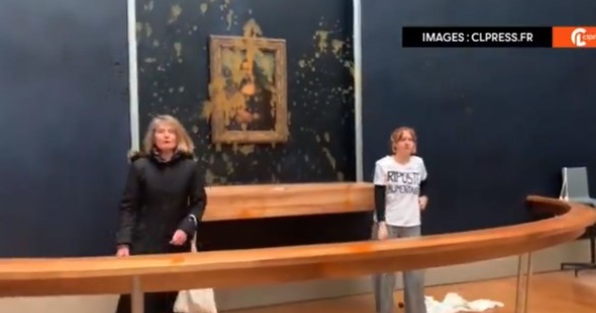 Συναγερμός στο Μουσείο του Λούβρου - Διαδηλωτές πέταξαν σούπα στη Μόνα ...