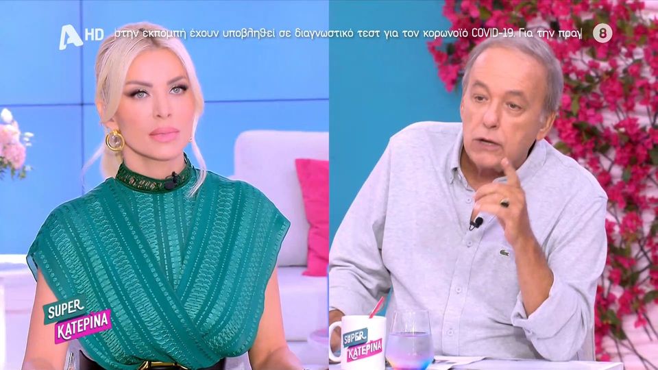 Έξαλλος ο Μικρούτσικος με την Καινούργιου - Έφυγε από την εκπομπή [vid ...