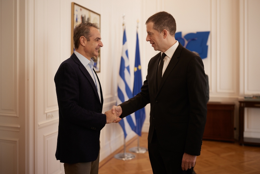 Συνάντηση Μητσοτάκη με τον Σέρβο ΥΠΕΞ στο Μέγαρο Μαξίμου [pics ...