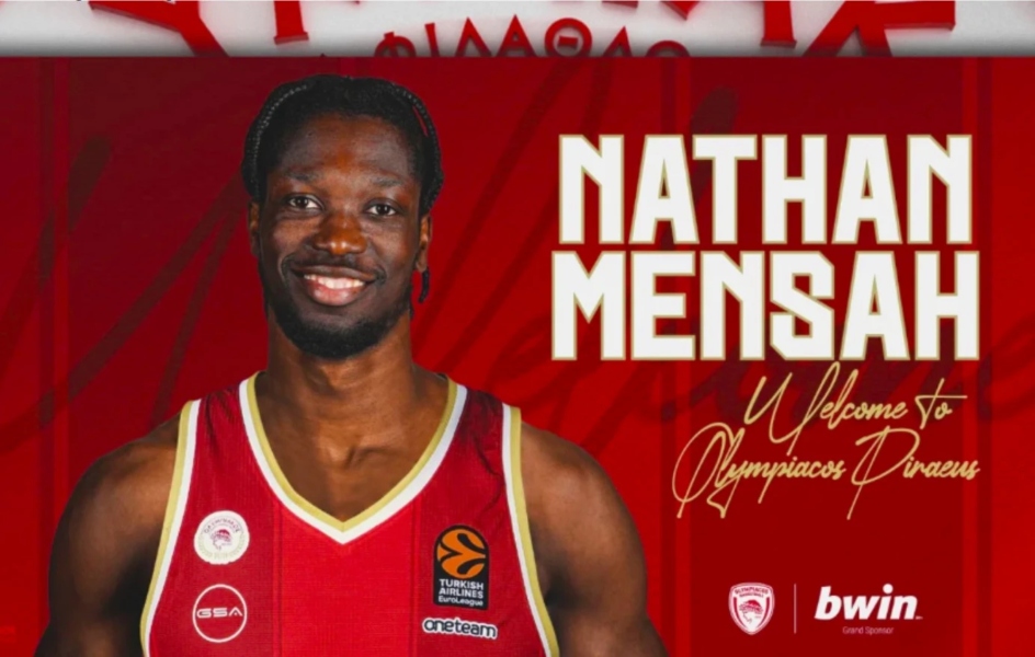 Ολυμπιακός: Επίσημο! Ο Νέιθαν Μενσά θα καλύψει το κενό του Ράιτ ...
