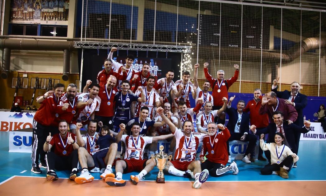 Βόλεϊ: Ο Ολυμπιακός κέρδισε 3-1 τον Μίλωνα και κατέκτησε το σούπερ καπ ...