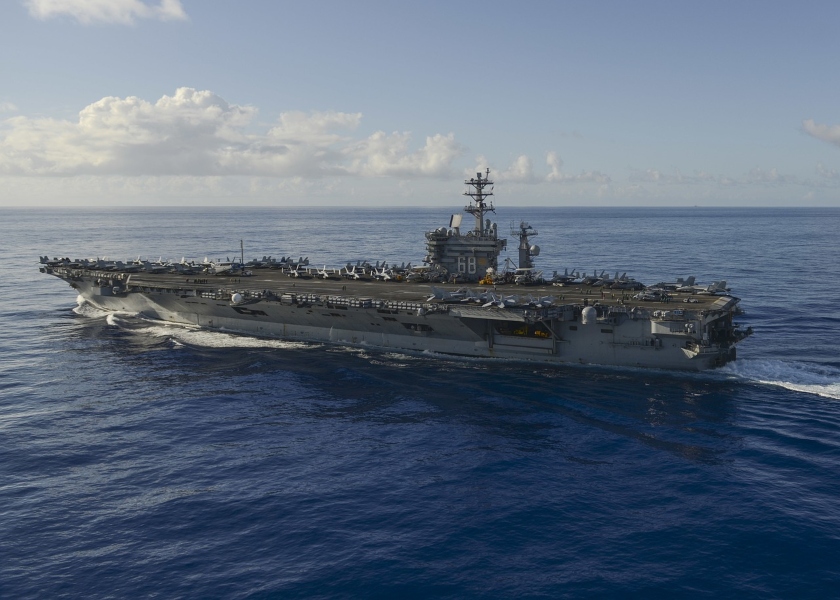 US aircraft carrier at Cretan naval base for repairs after collision ...