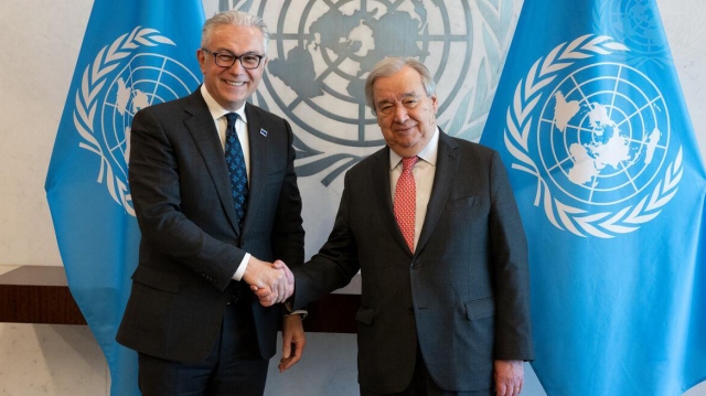 Roussopoulos and Guterres meet in New York, discuss artificial ...