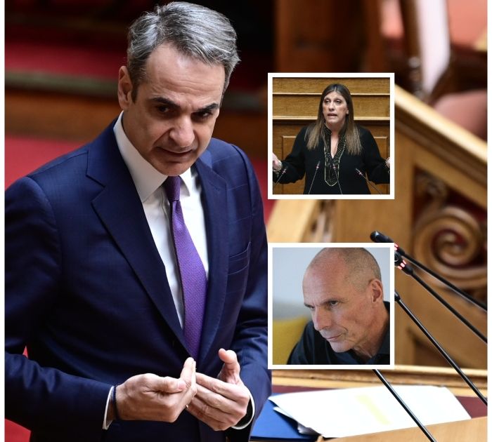 Ευθείες βολές Μητσοτάκη: «Θηλυκός Βαρουφάκης η Κωνσταντοπούλου ...