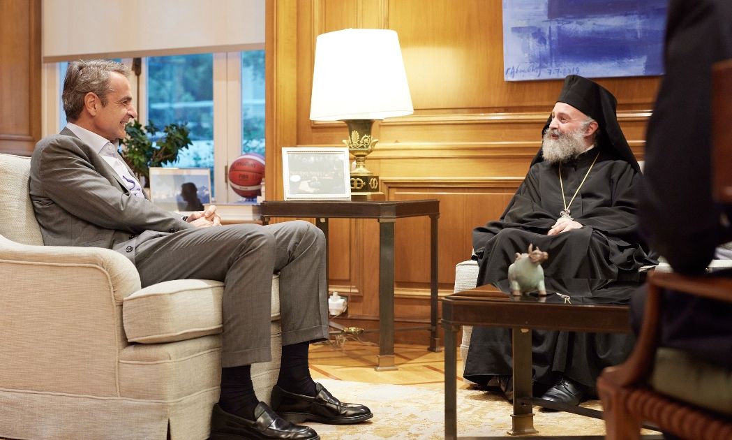 Μητσοτάκης – Μακάριος: «Η Ελλάδα είναι πάντα δίπλα στον Ελληνισμό της ...