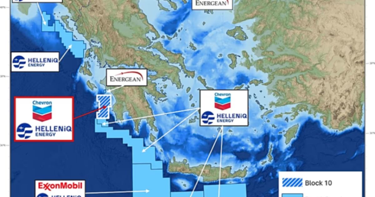 Greece on Course for Hydrocarbons: Chevron Takes 70% in Block 10 ...
